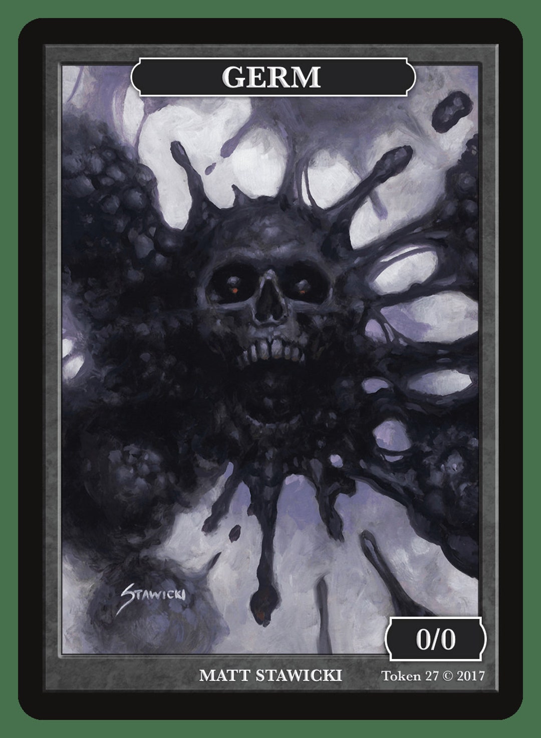 Germ Token, Art by Matt Stawicki Magic the Gathering Givememana's ...
