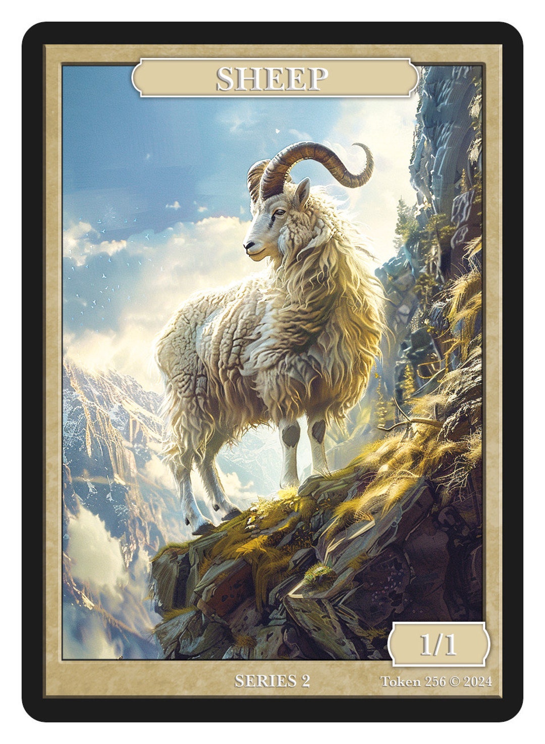 Sheep Token Series 2 of Givememana's Tokens Magic the Gathering Limited ...