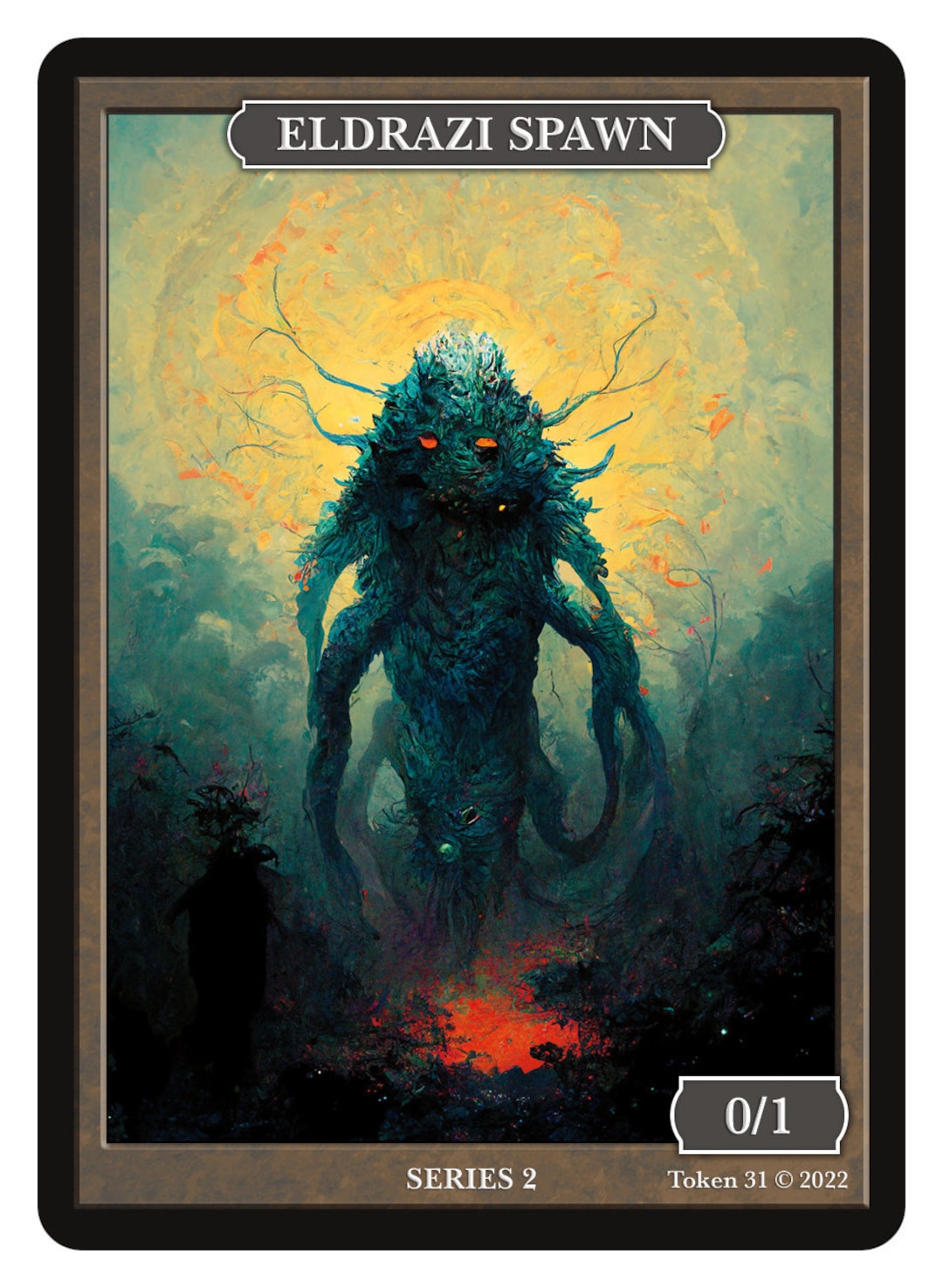 Eldrazi Spawn 0/1 Token Series 2 of Givememana's Tokens Magic the Gathering Limited Edition - Etsy