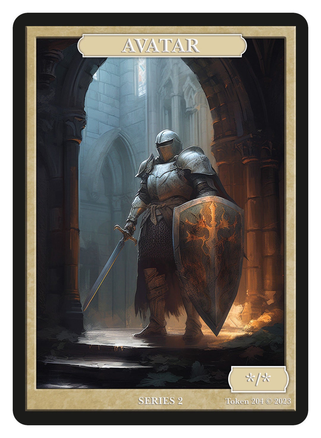 Avatar Token Series 2 of Givememana's Tokens Magic the Gathering ...