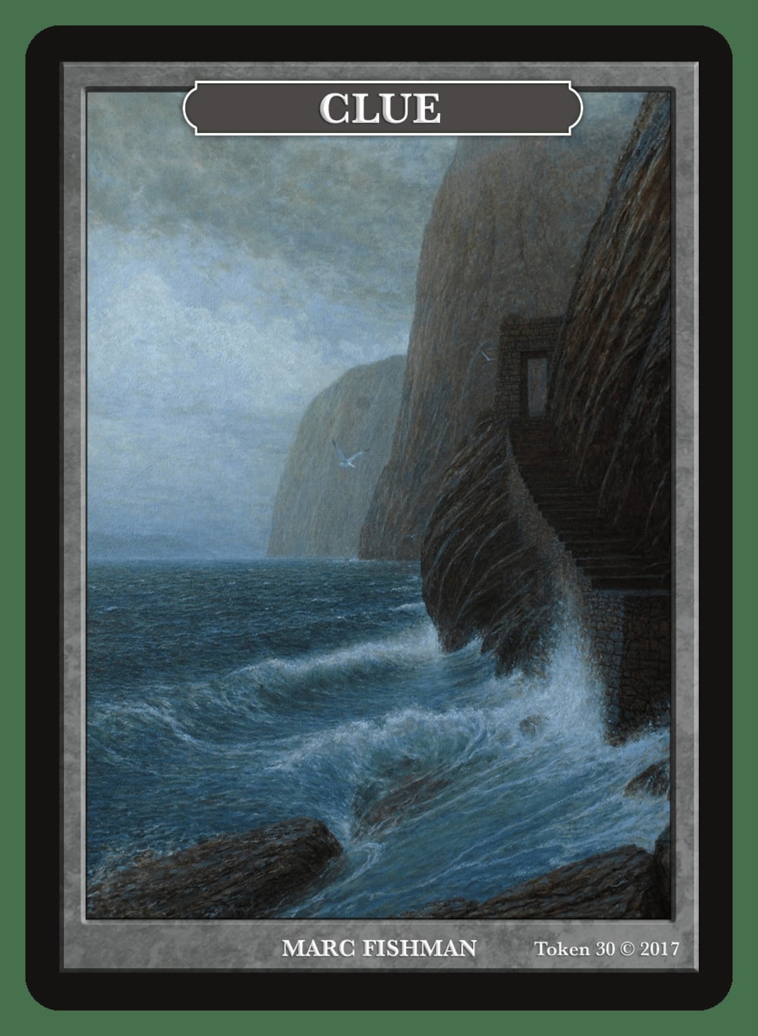 Clue Token Art by Marc Fishman Magic the Gathering Givememana's Tokens ...