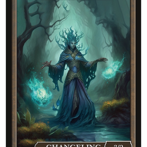 Mtg Shapeshifter Token - Etsy