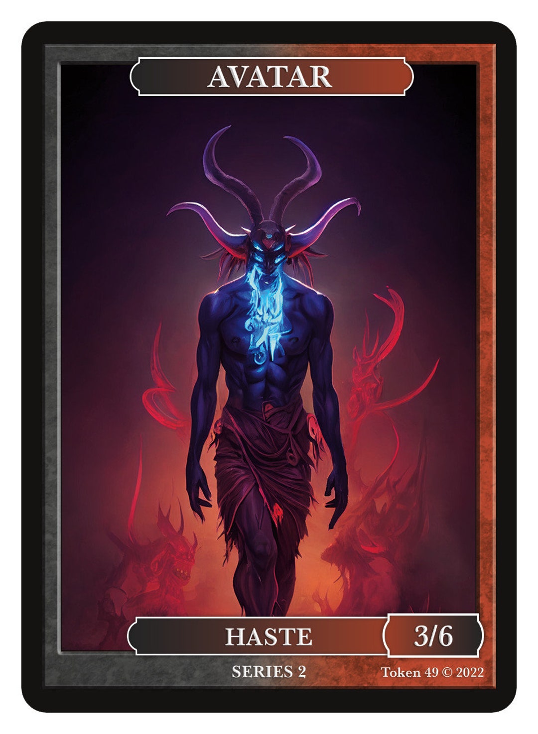 Avatar Token Series 2 of Givememana's Tokens Magic the Gathering ...