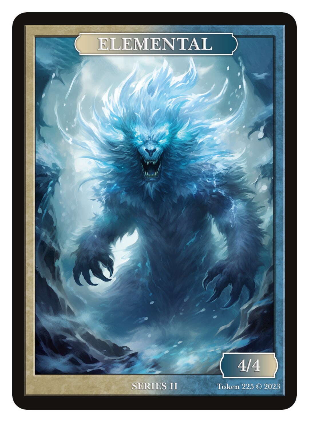 Elemental Token Series 2 of Givememana's Tokens Magic the Gathering - Etsy
