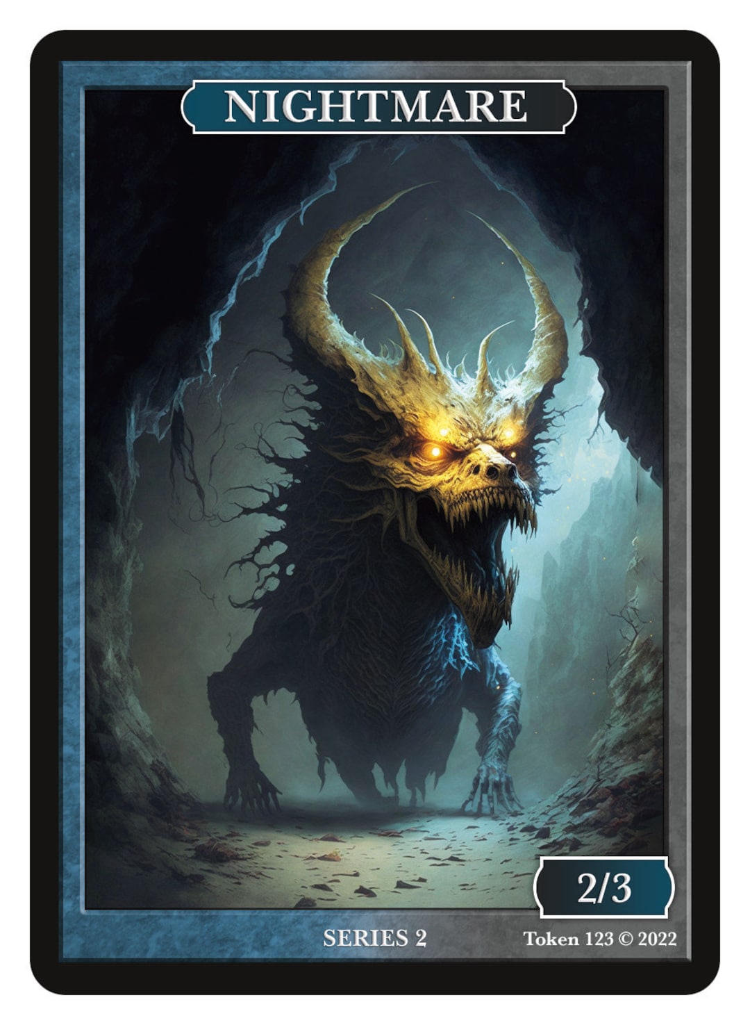 Nightmare Token Series 2 of Givememana's Tokens Magic the Gathering ...