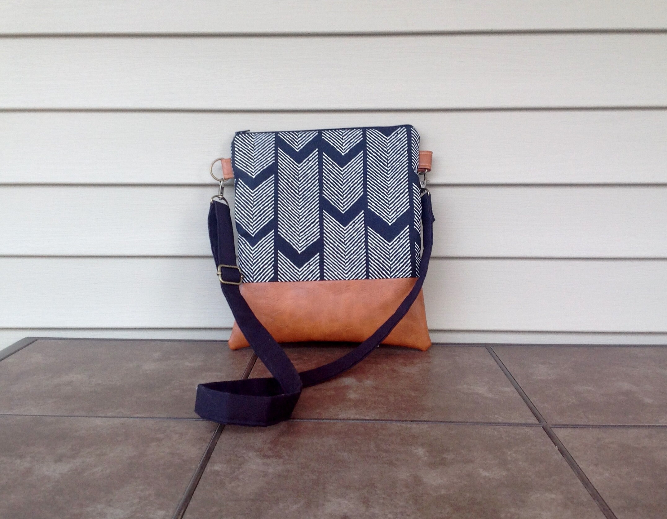 Cross Body Bag Arrow Print Crossbody Bag for Women Vegan - Etsy
