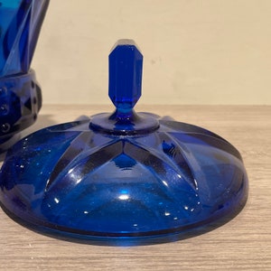 Vintage 1960’s Fostoria Crown Collection Cobalt Blue Candy Dish With ...