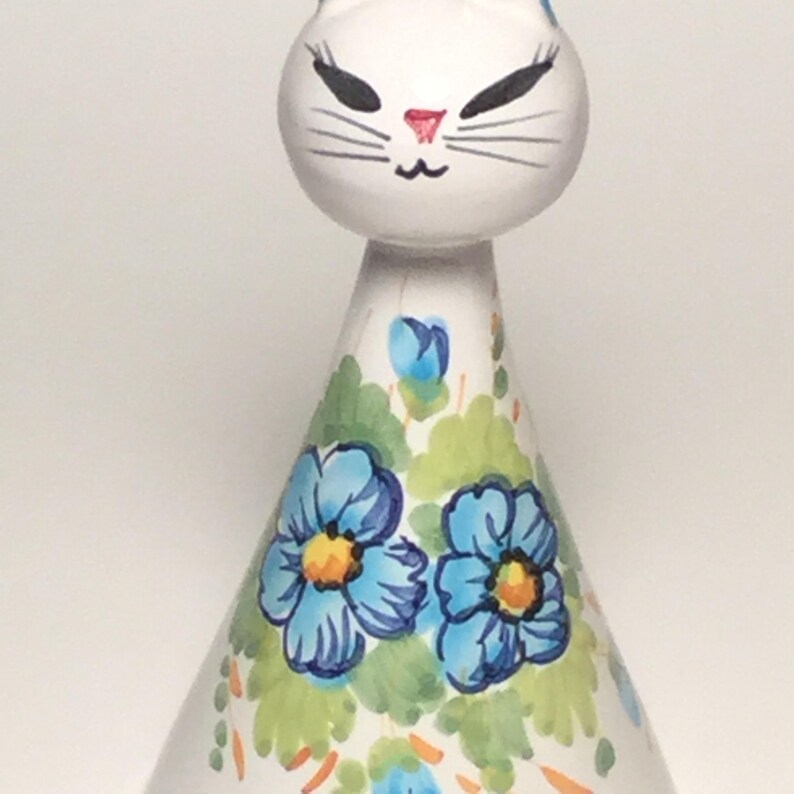 Vintage Mid Century Modern Italian Ceramic Figurine Retro Cat - Etsy
