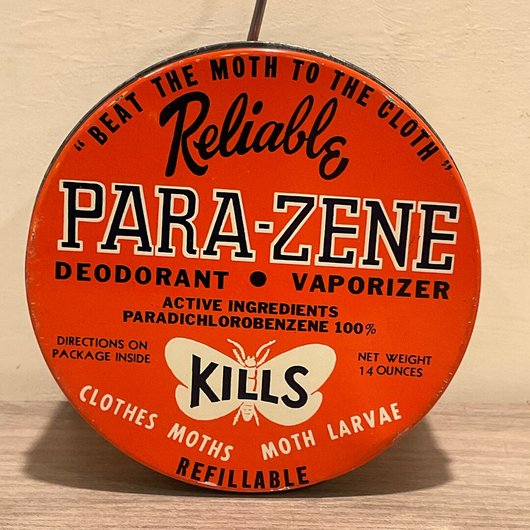 Vintage Tin Hanging Moth Ball Container by Reliable Collectible Vintage ...