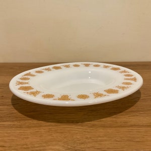 Vintage Pyrex Corelle Gravy Boat on Dish in Butterfly Gold Pattern 77-8 ...