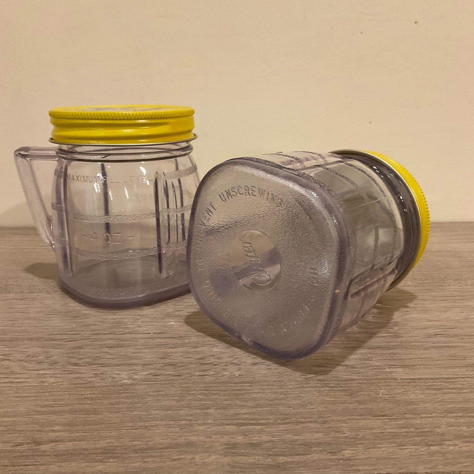Pair of Vintage Oster Mini Blend Containers Osterizer Blender ...