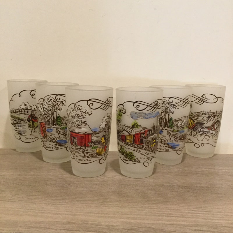 Frosted Glasses - Etsy