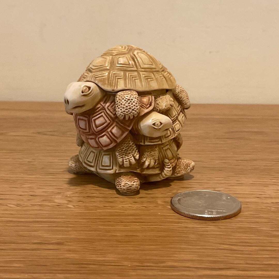 Retired Harmony Kingdom Turtle Trinket Box: Shell Game Treasure Jest - Etsy