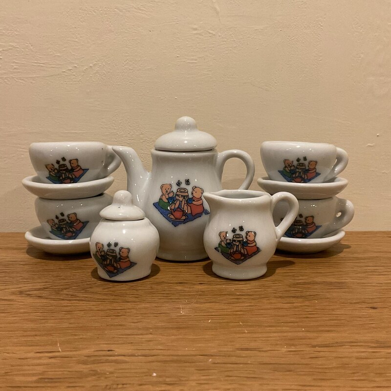 Bear Tea Set - Etsy