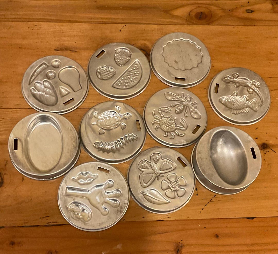 Vintage Mattel Makery Bakery Cake Molds - 1967 Toy Baking Pans (set of ...