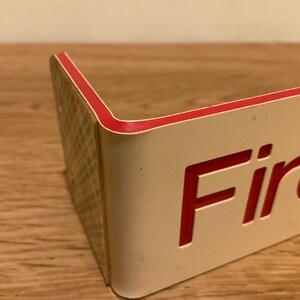 Vintage 1970s Fire Extinguisher Sign: Projecting Office Safety Decor - Etsy