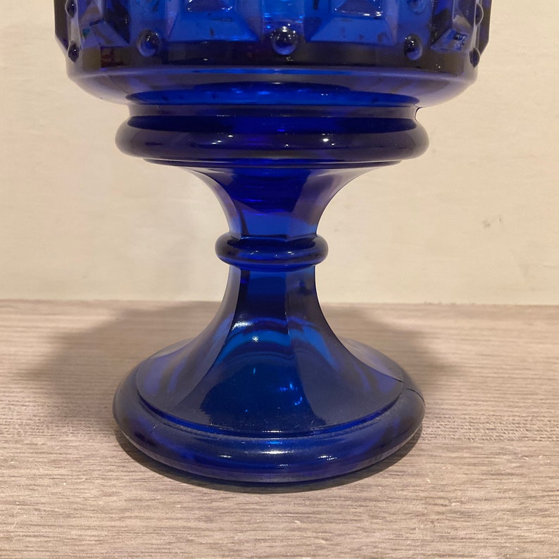 Vintage 1960s Fostoria Crown Collection Cobalt Blue Chalice - Etsy