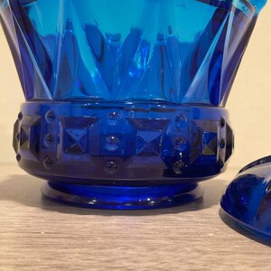 Vintage 1960’s Fostoria Crown Collection Cobalt Blue Candy Dish With ...