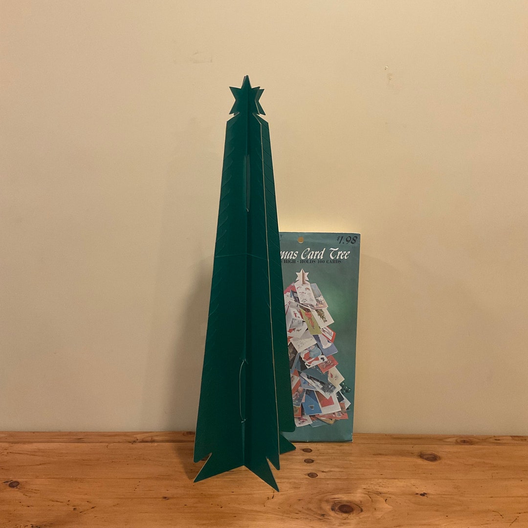 30 Vintage Christmas Tree Card Holder by Rust Craft in Original Package ...
