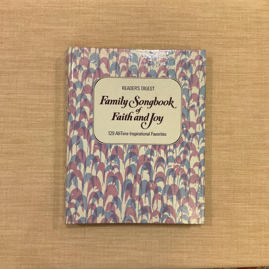 Vintage Religious Piano Music Book Family Songbook of Joy and Faith by ...