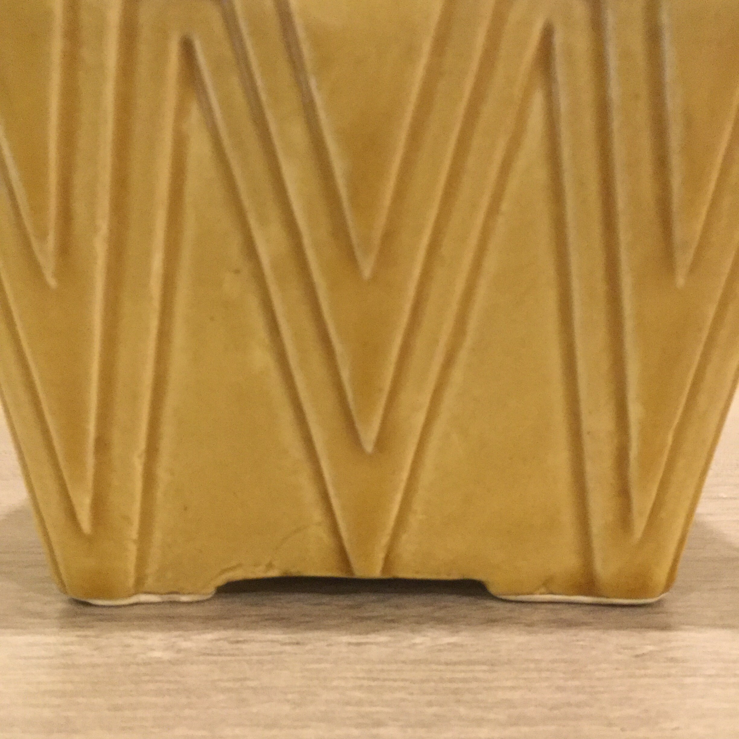 Vintage Mid Century 8 Gold Ceramic Cookson Pottery Planter | Etsy