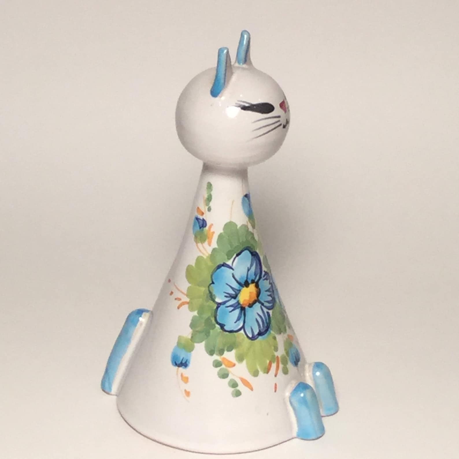 Vintage Mid Century Modern Italian Ceramic Figurine Retro Cat - Etsy