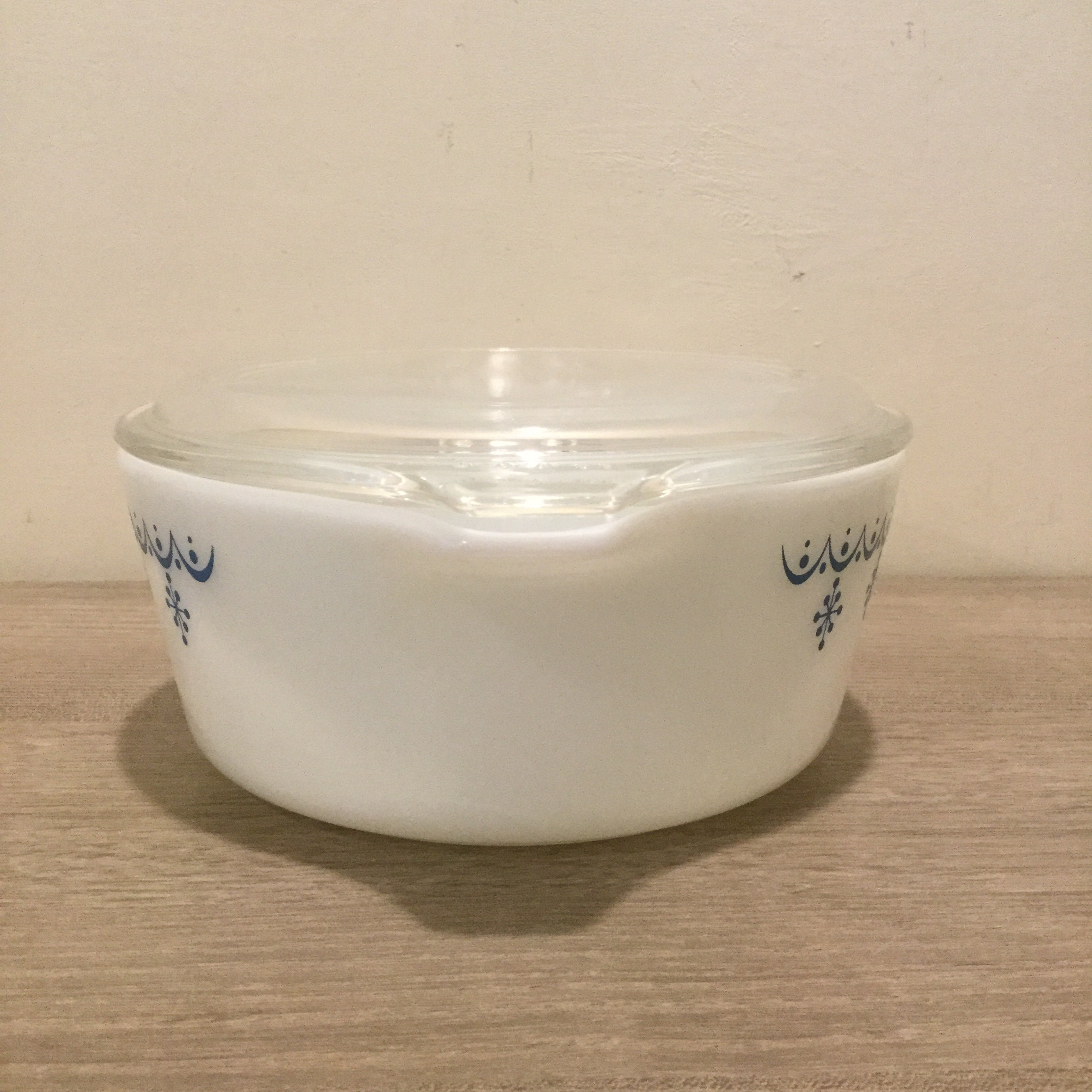 Vintage 1970s Snowflake Garland Pyrex with Lid White | Etsy