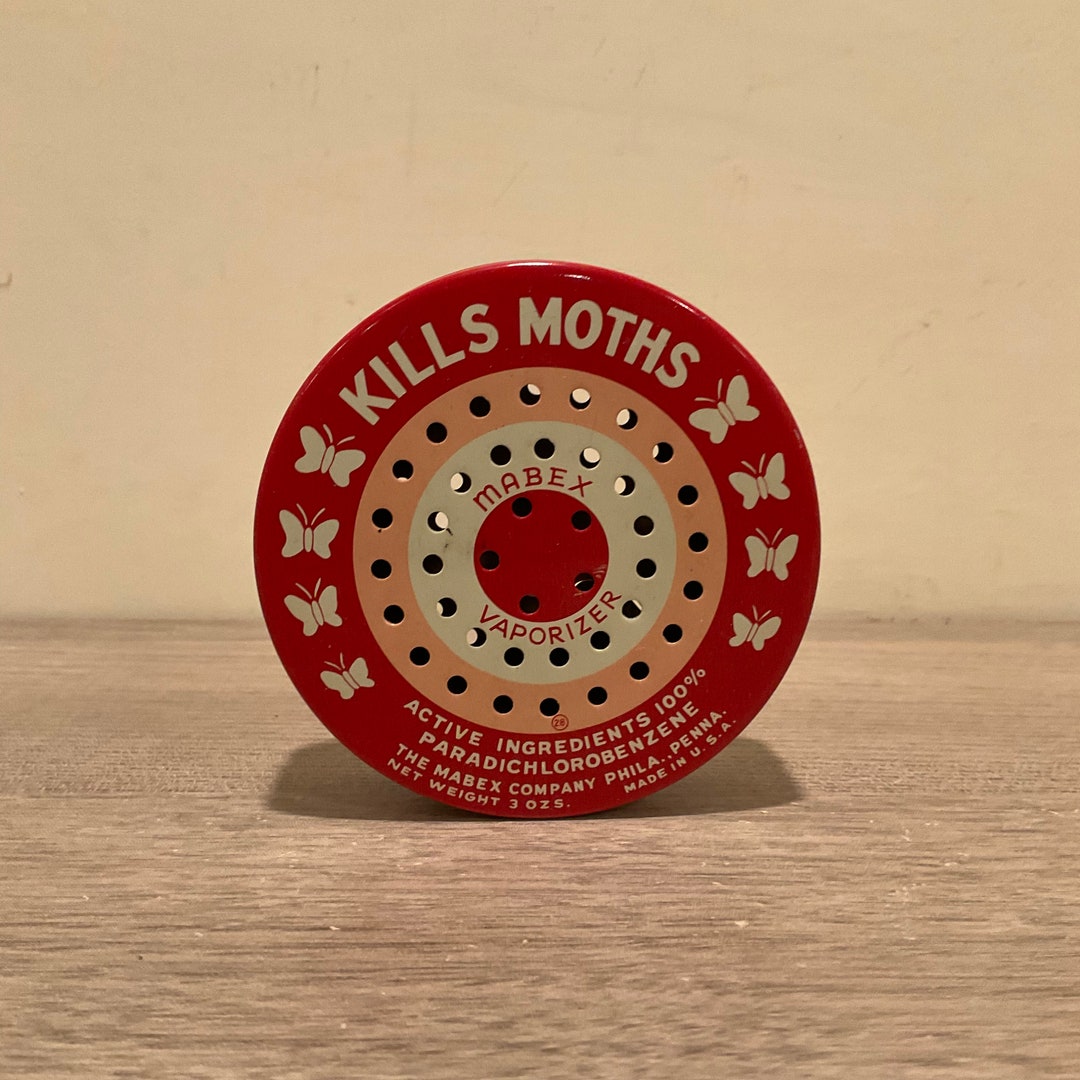 Vintage Mabex Vaporizer Moth Ball Tin With Pullout Hook Made in ...
