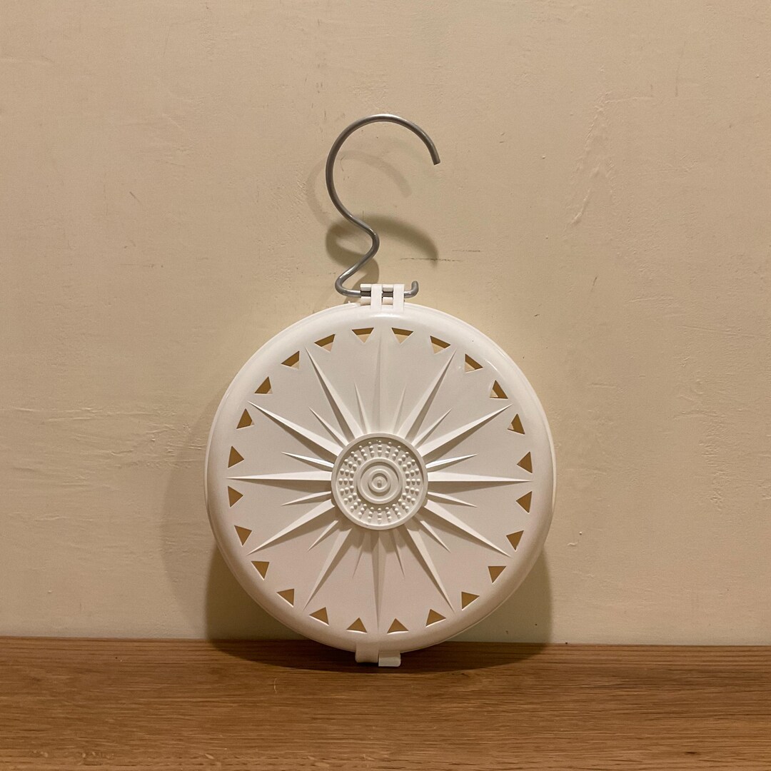 Retro White Hanging Mothball Container by Fuller Brush Company ...