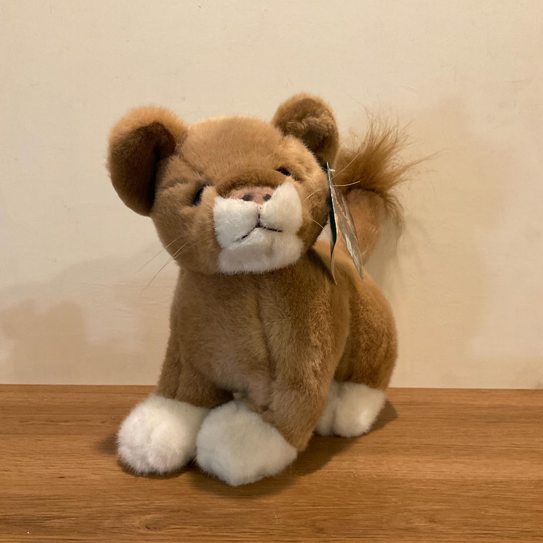 Lion Cub Stuffed Animal by Fiesta Toys With Tags Wild Kittens Series ...