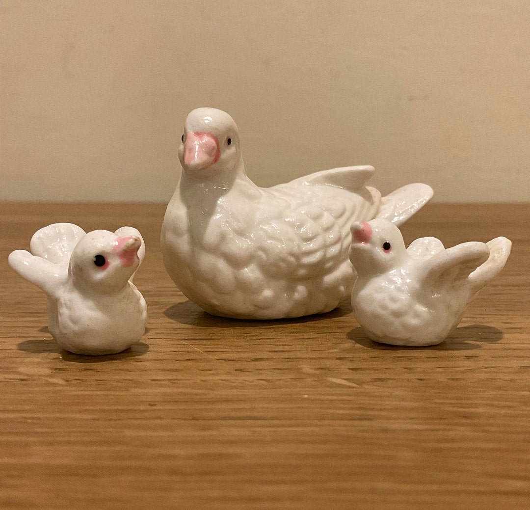 Miniature Peace Dove Family by Bridge Made in Japan Bone China Mini ...