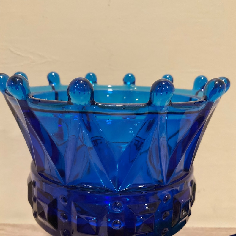 Vintage 1960s Fostoria Crown Collection Cobalt Blue Chalice - Etsy