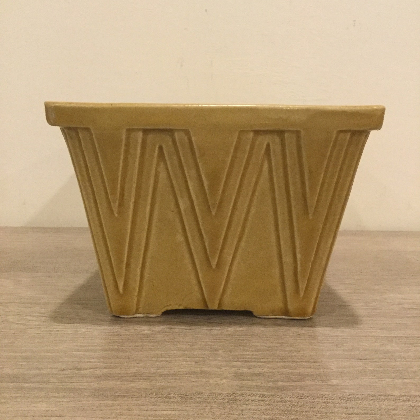 Vintage Mid Century 8 Gold Ceramic Cookson Pottery Planter | Etsy