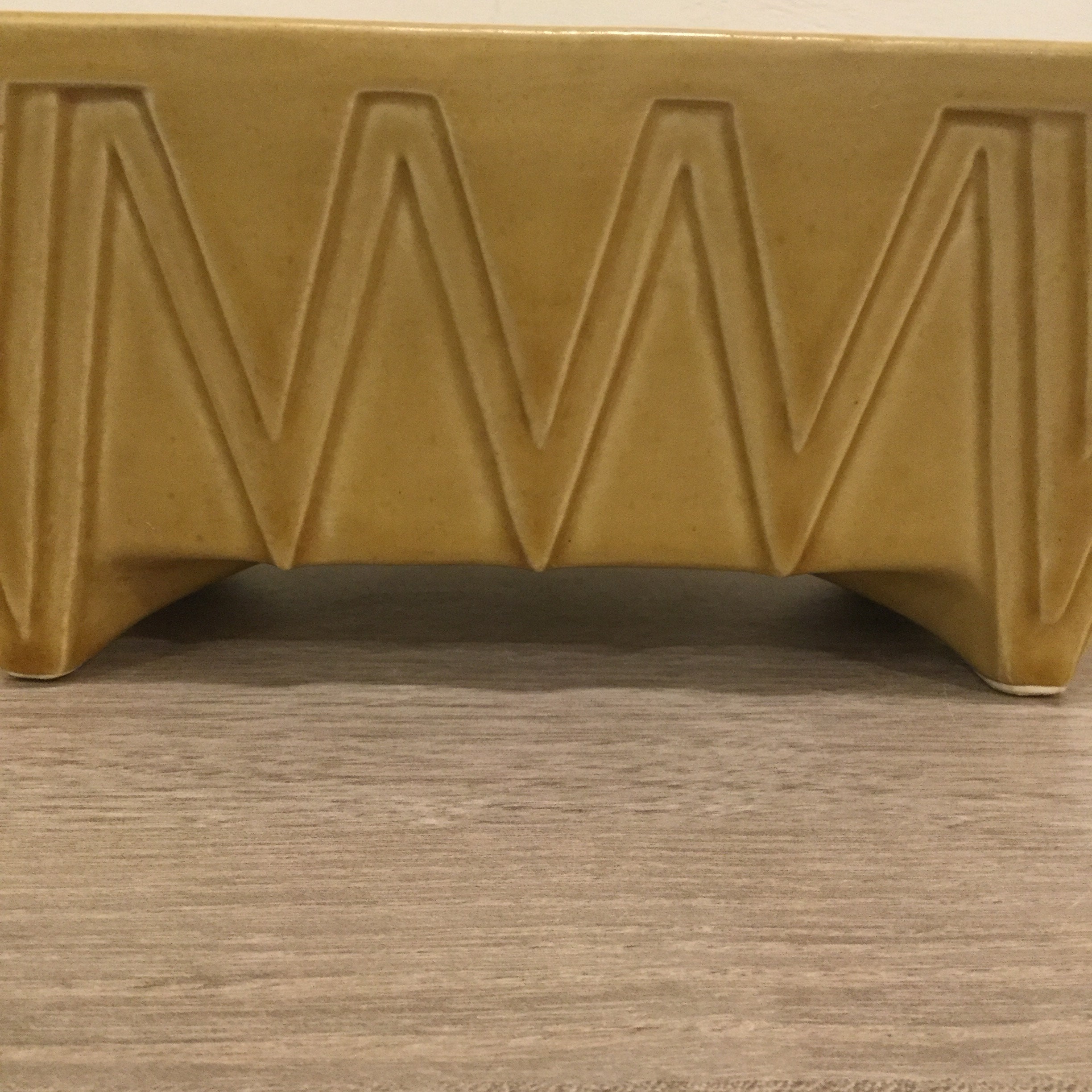 Vintage Mid Century 8 Gold Ceramic Cookson Pottery Planter | Etsy