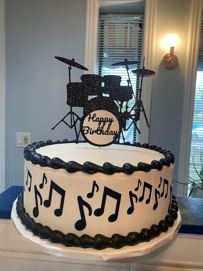 Drumkit Cake Topper - Etsy