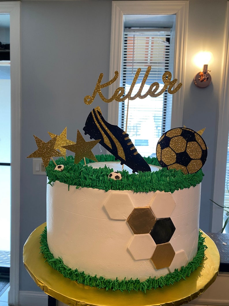 Soccer Cake Topper - Etsy