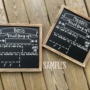 First & Last Day of School Chalkboard Sign - GOLD* - Etsy