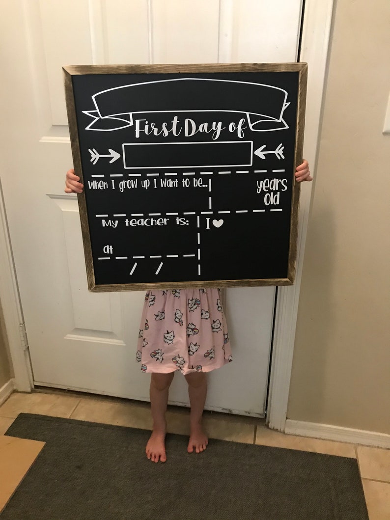 BACK to SCHOOL Reversible Chalkboard LARGE | Etsy