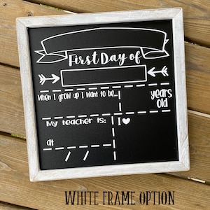 First & Last Day of School Chalkboard Sign - GOLD* - Etsy