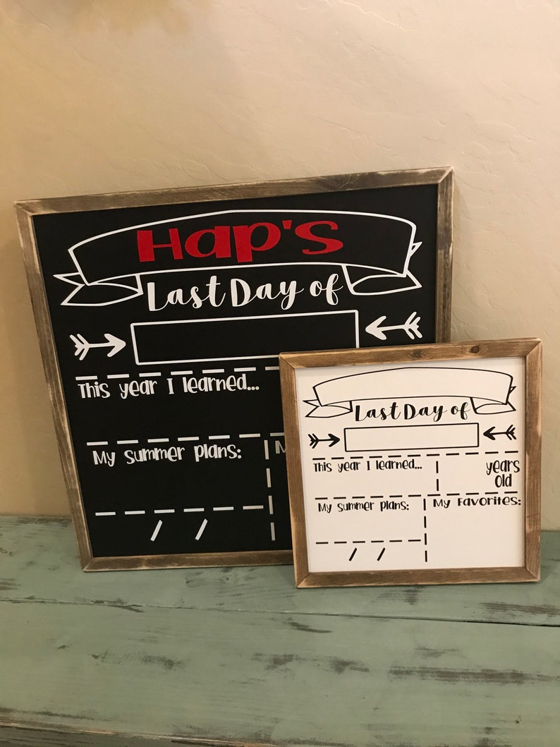 BACK to SCHOOL Reversible Chalkboard LARGE | Etsy