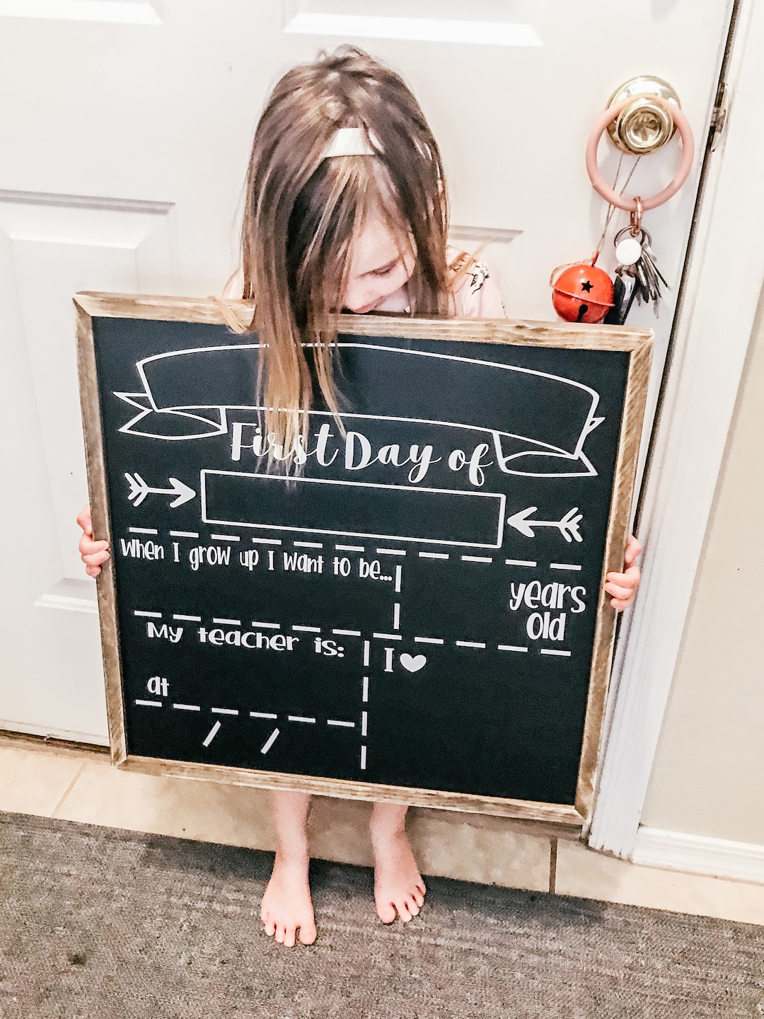 BACK to SCHOOL Reversible Chalkboard LARGE - Etsy