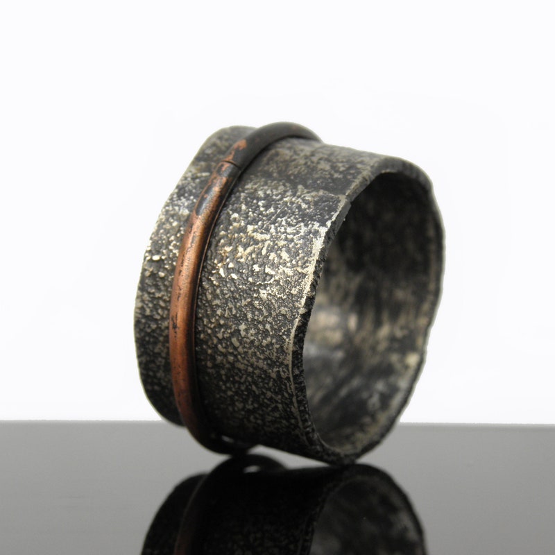 Rustic Mens Ring - Etsy
