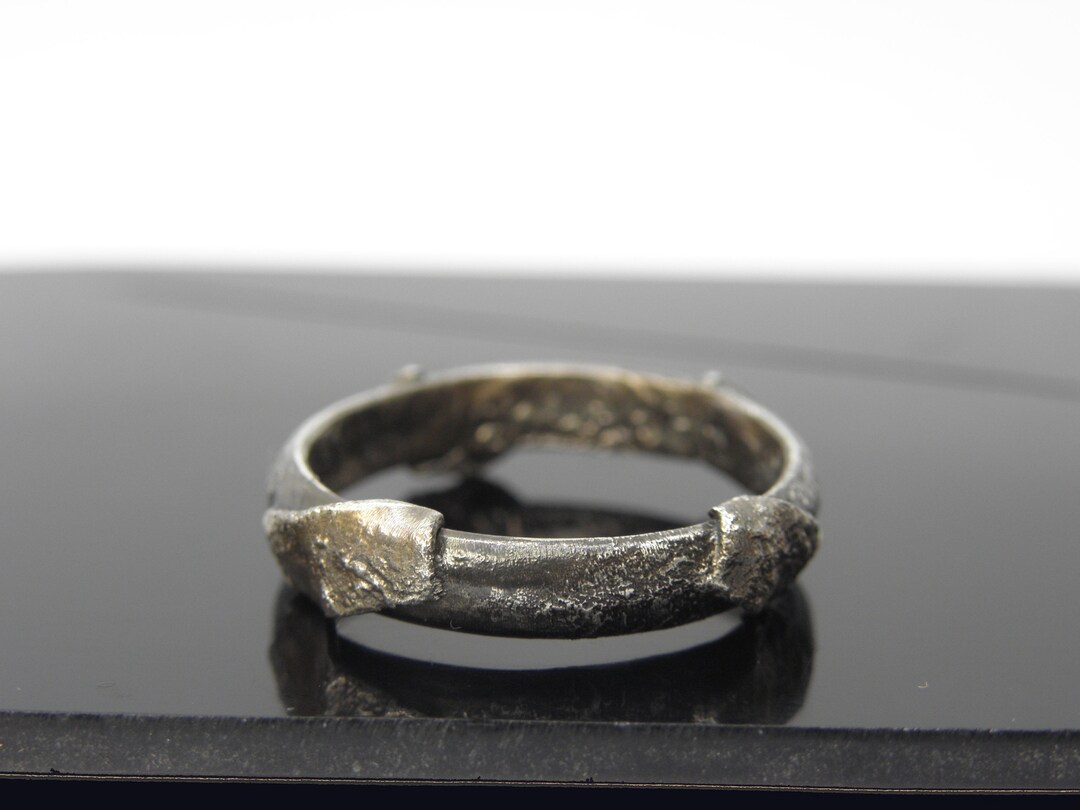 Reticulation Silver Ring With LOS Patina - Handcrafted Jewelry - Etsy