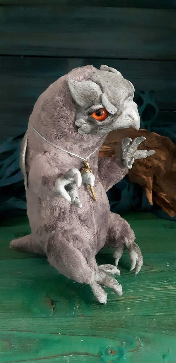 FANTASY PLUSH ANIMAL Baby Gryphon Creature Ooak Fantasy | Etsy