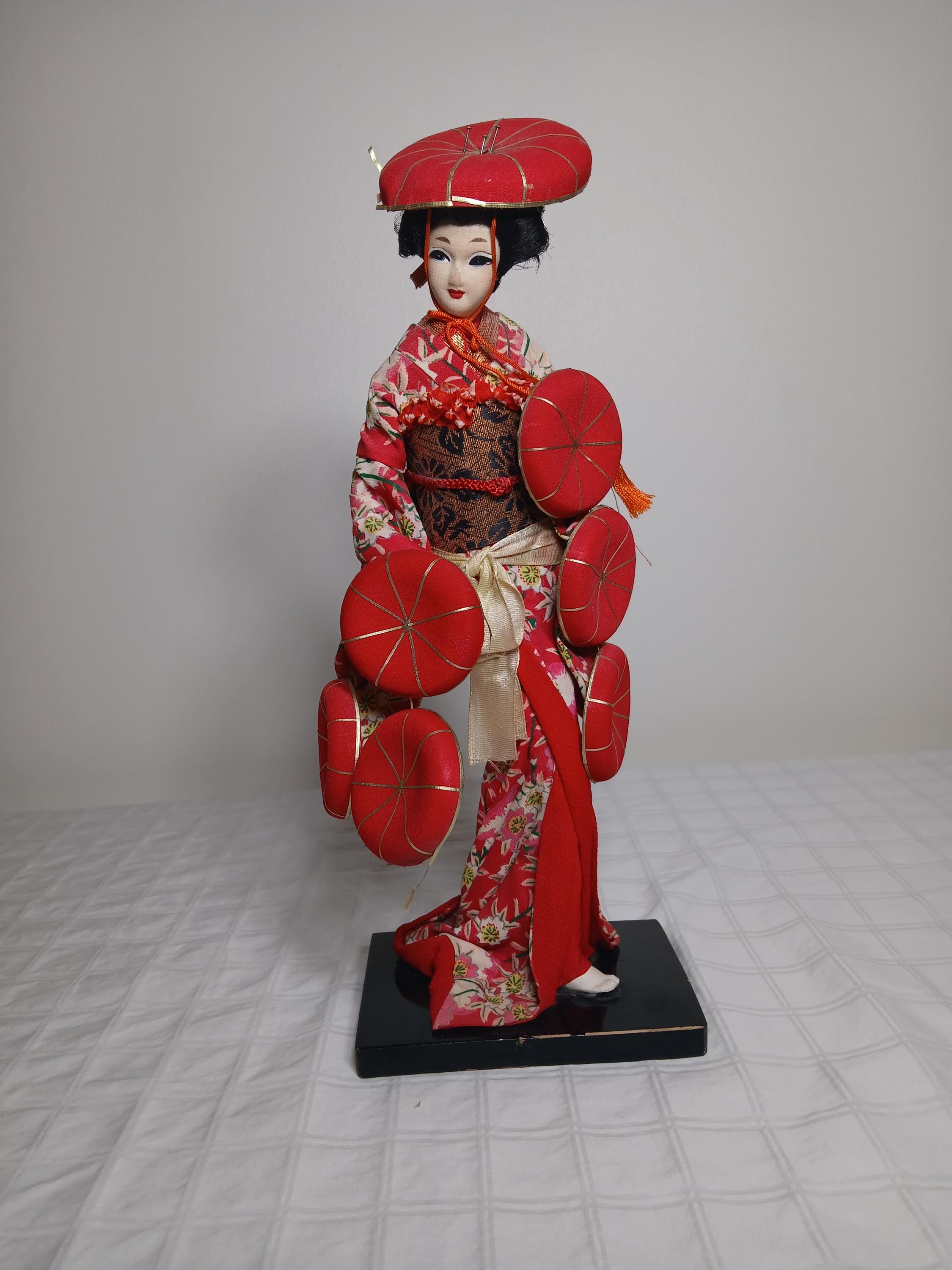 Antique Japanese Geisha Doll: Seven Hats Dance, Kabuki Decor - Etsy