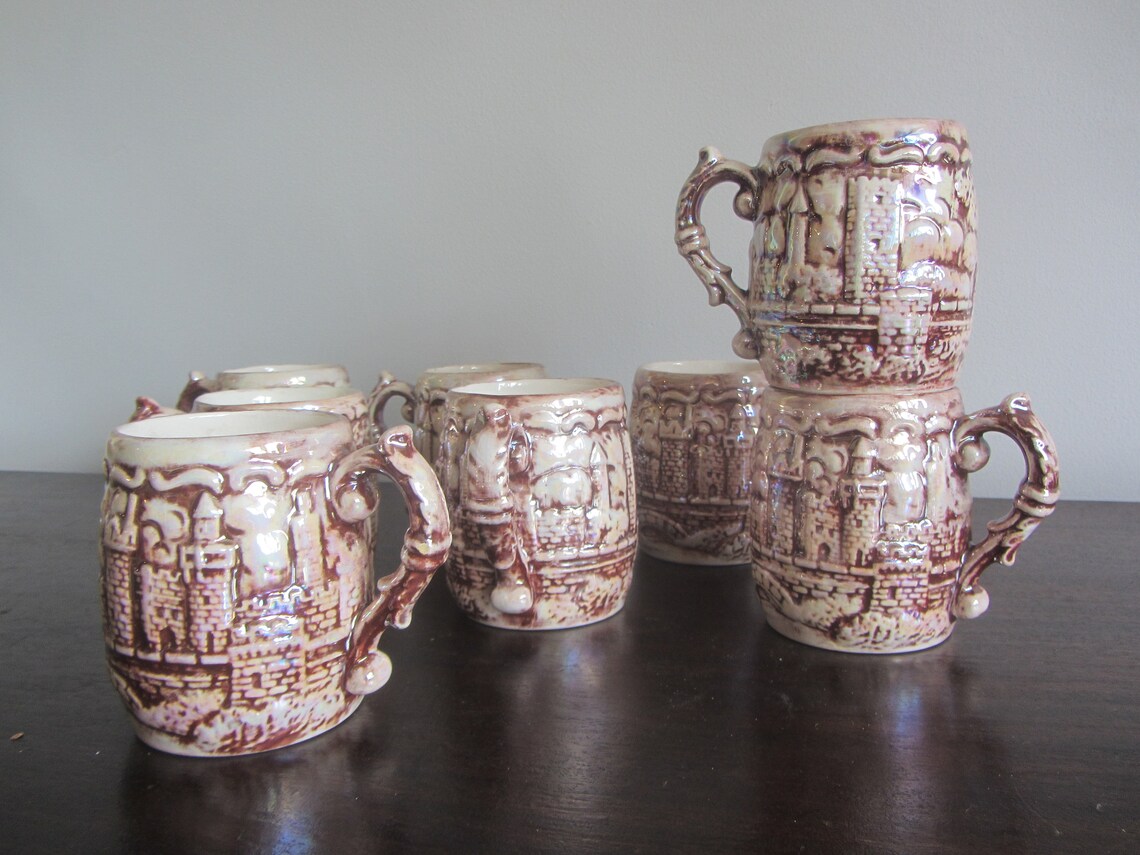 Castle Mugs Mid Centuryjug - Etsy