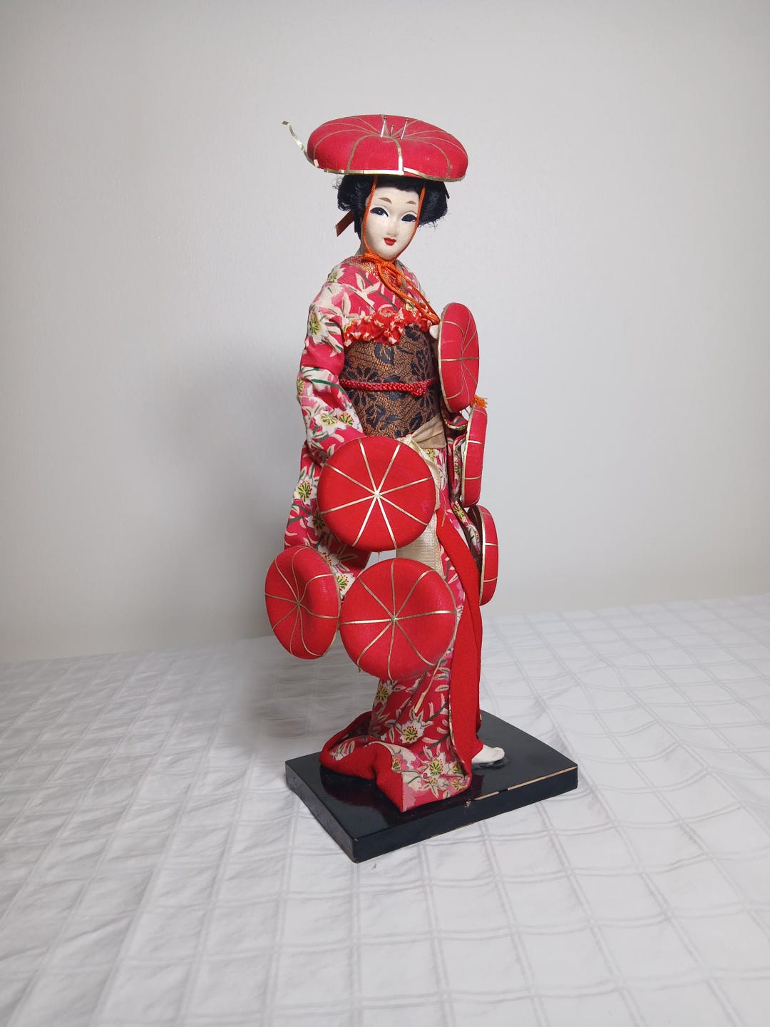 Antique Japanese Geisha Doll: Seven Hats Dance, Kabuki Decor - Etsy
