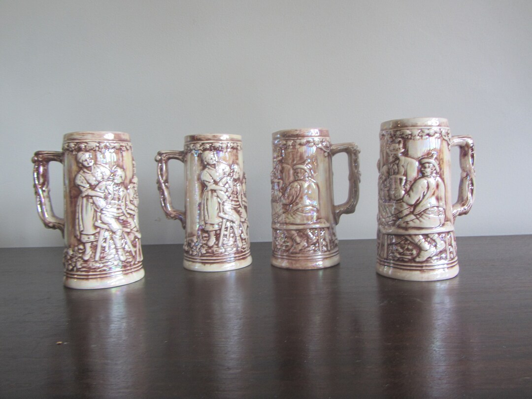 German Beverly Mcintosh Beer Stein Mid Evil Mid Century Stein Beer Mug ...