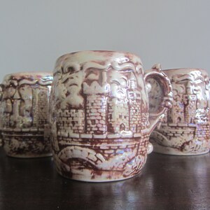 Castle Mugs, Mid Century,jug - Etsy
