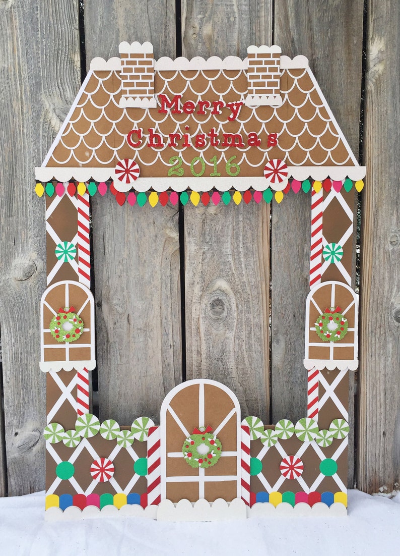Giant Gingerbread House Party Frame Christmas Party Photo Etsy Giant Gingerbread House Party Frame Christmas Party Photo Etsy